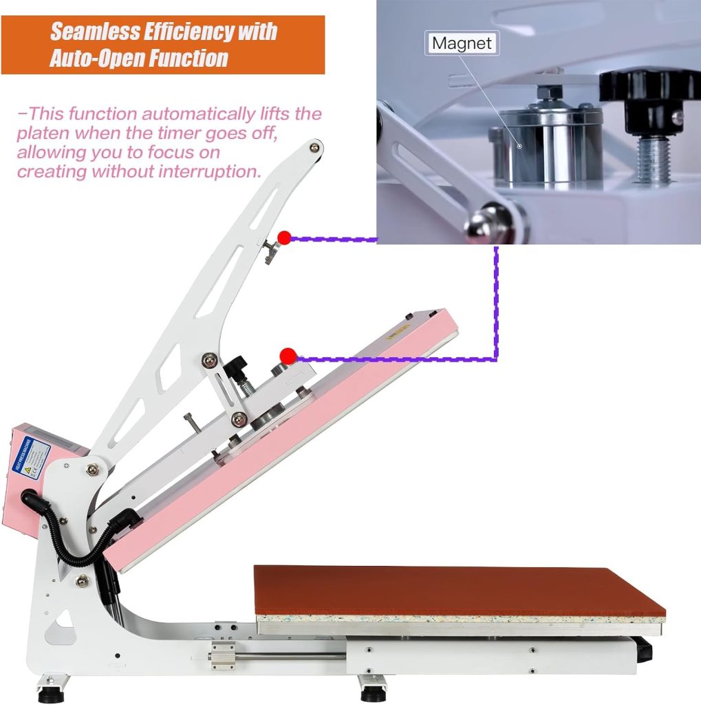 16"x24" Heat Press Auto Open With Slide-out Drawer - Kilo Heat Press