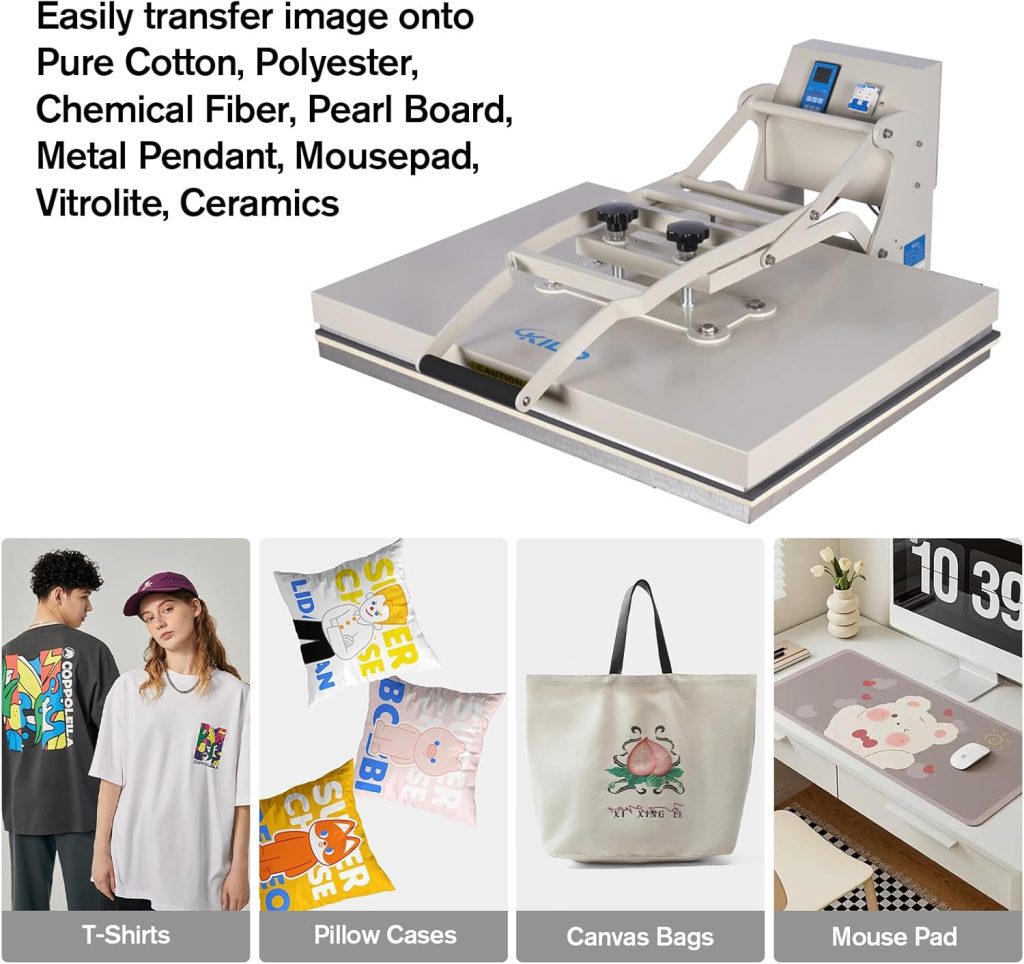 24"x32" Large Format Manual Heat Press Machine - Kilo Heat Press