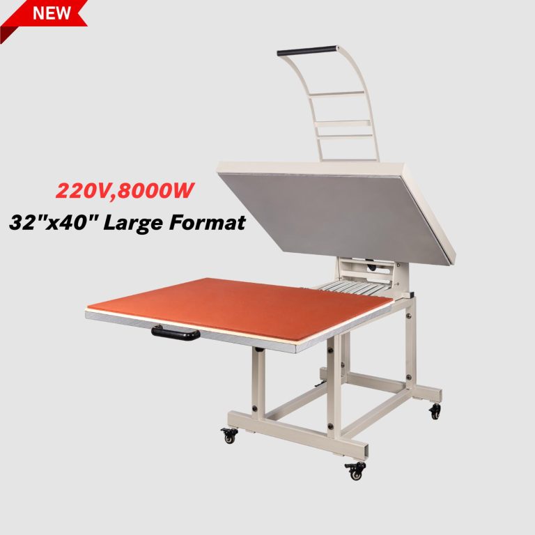 TQ4050 Mem Heat Press – Pneumatic Dual Heat Press for T-shirt Printing