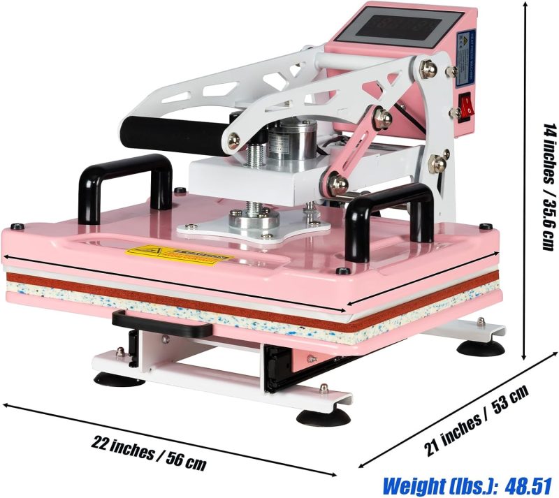 12x15 Semi-Automatic Heat Press Machine - Kilo Heat Press