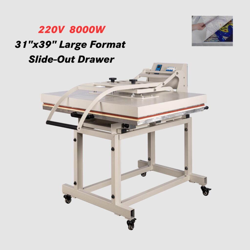 31"x39" Large Format Manual Clamshell Heat Press - Kilo Heat Press